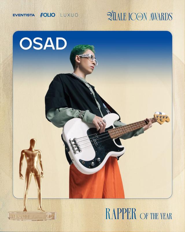 Ủng hộ Rapper OSAD trong hành trình Male Icon Awards 2025